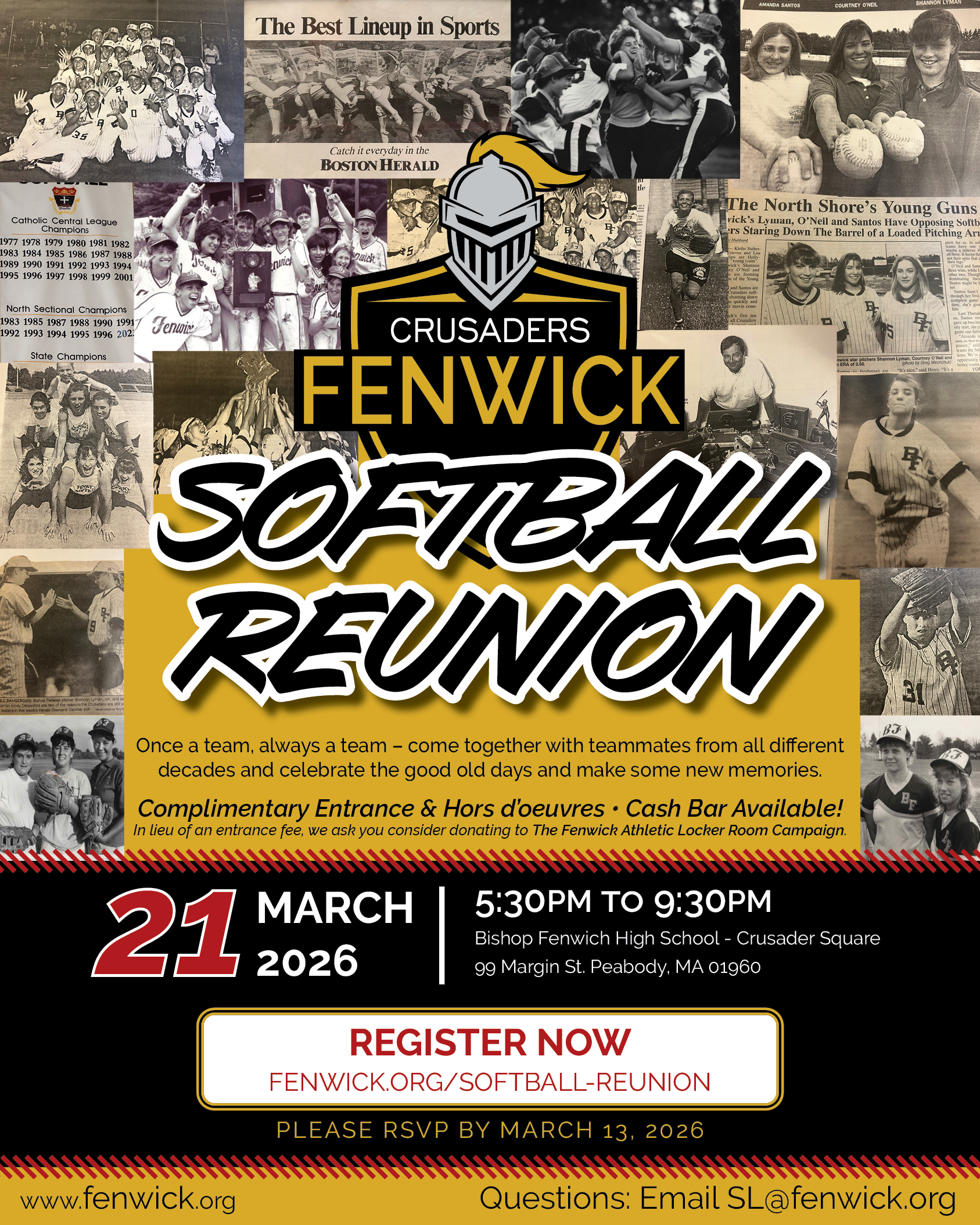 Softball Reunion - Bishop Fenwick